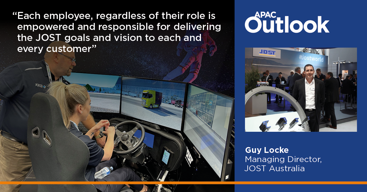 JOST Australia : The Pride of Australia - APAC Outlook Magazine